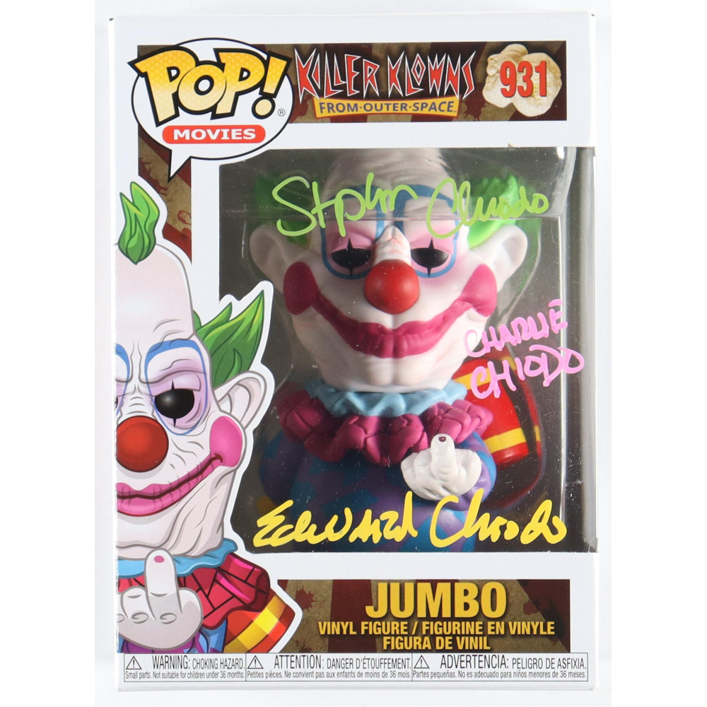 Stephen Chiodo, Charlie Chiodo & Edward Chiodo Signed "Killer Klowns ...