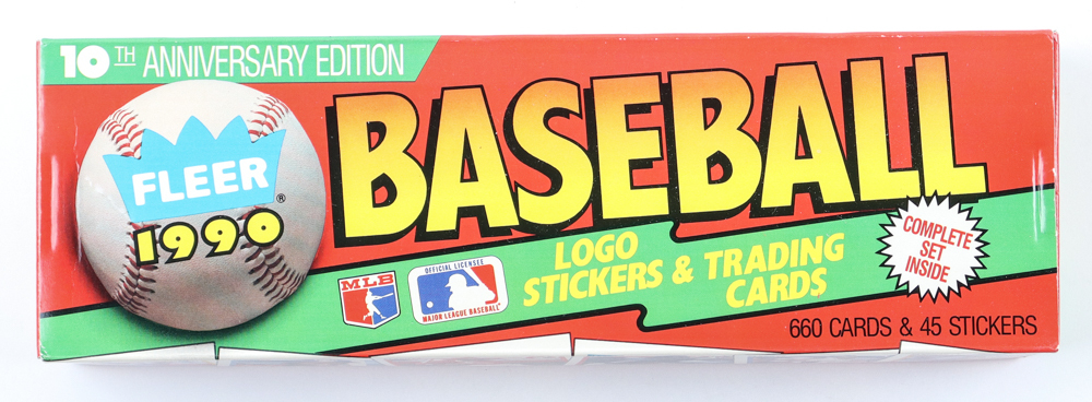 1990 Fleer Baseball Complete Set of (660) Cards with Sammy Sosa #548 RC, Mark McGwire #15, Roger ...
