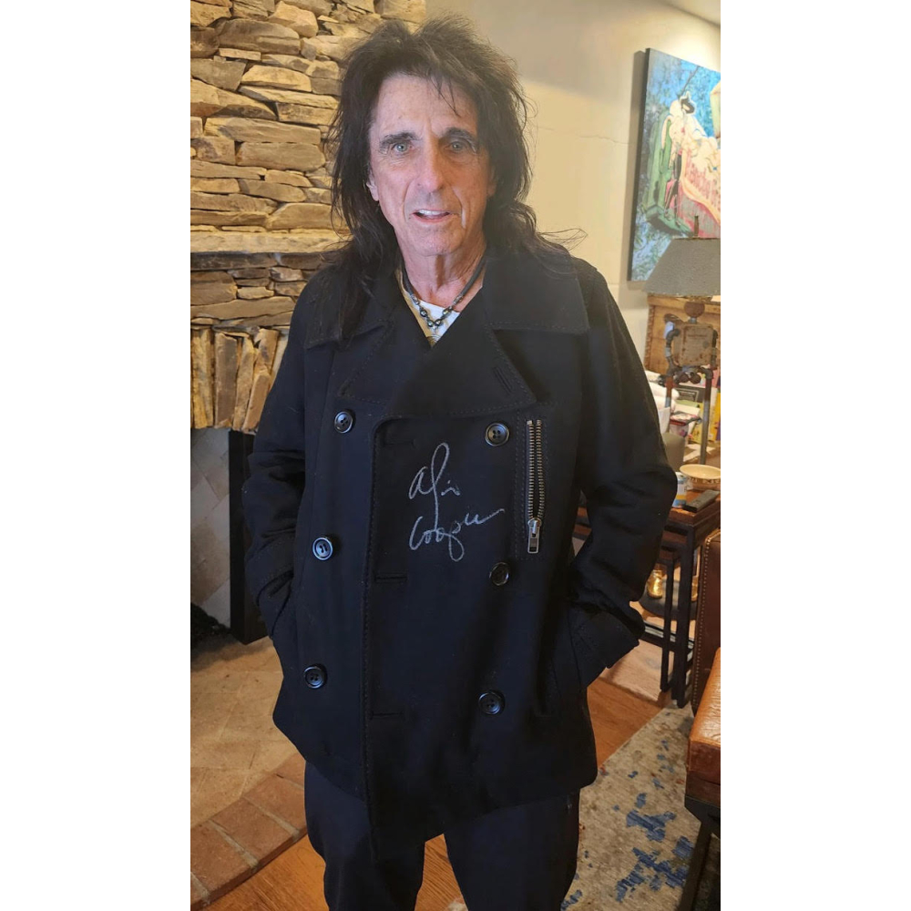 Alice Cooper Signed Personally Owned & Worn Jacket (Beckett) | Pristine ...