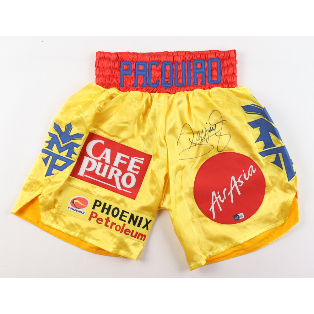 Manny Pacquiao Signed Boxing Trunks (Beckett) | Pristine Auction