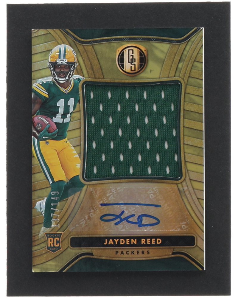 Jayden Reed 2023 Panini Gold Standard Rookie Jersey Autographs Jumbo ...