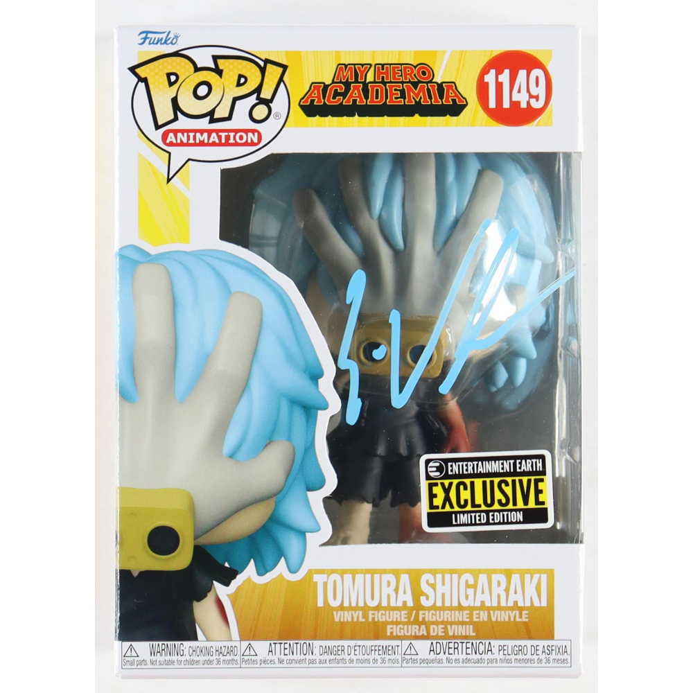 Eric Vale Signed "My Hero Academia" #1149 Tomura Shigaraki Funko Pop ...