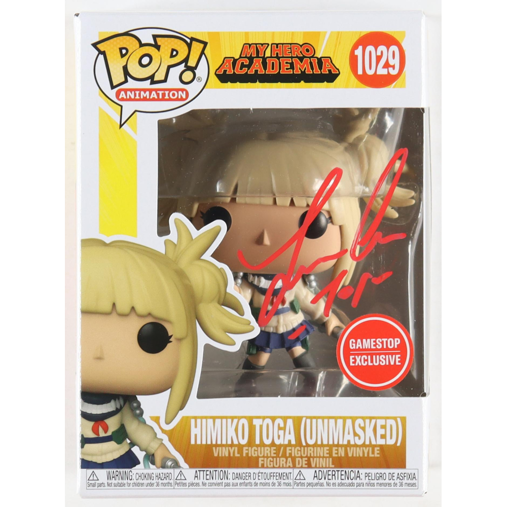 Leah Clark Signed "My Hero Academia" #787 Himiko Toga Funko Pop! Vinyl ...