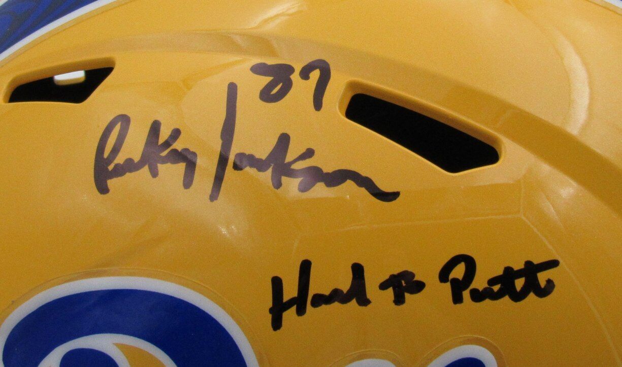 Rickey Jackson Signed Pittsburgh Panthers Full-Size Speed Helmet ...
