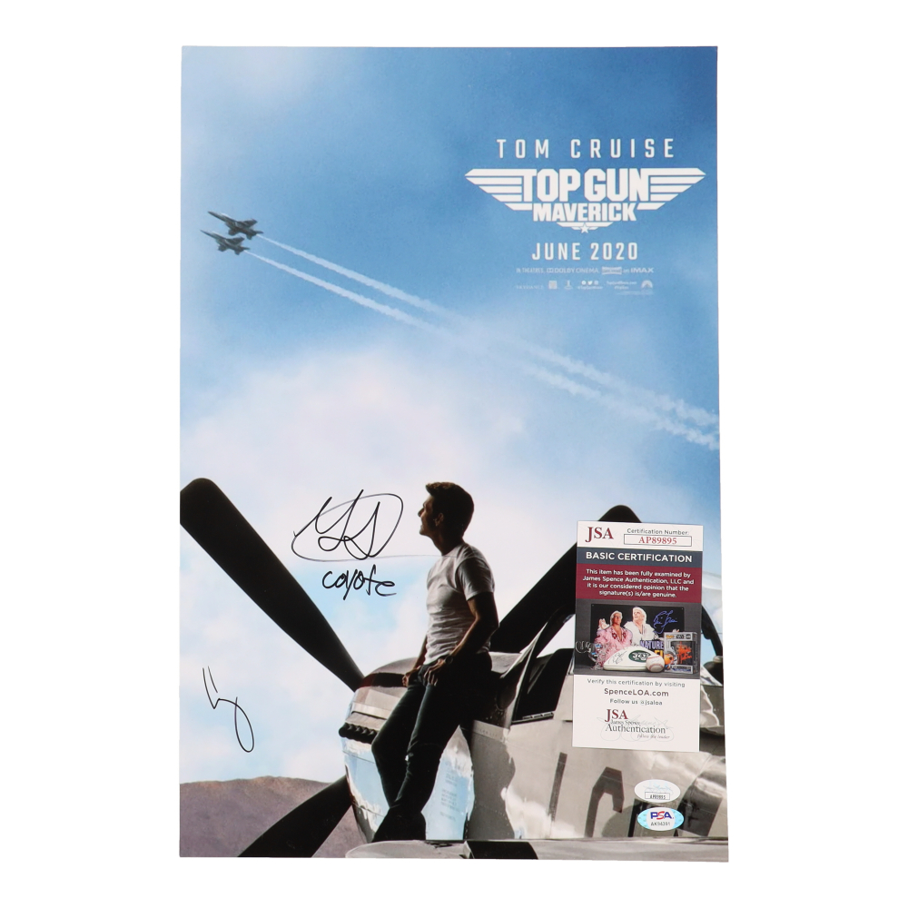 Greg Tarzan Davis & Bashir Salahuddin Signed "Top Gun: Maverick" 12x18 ...