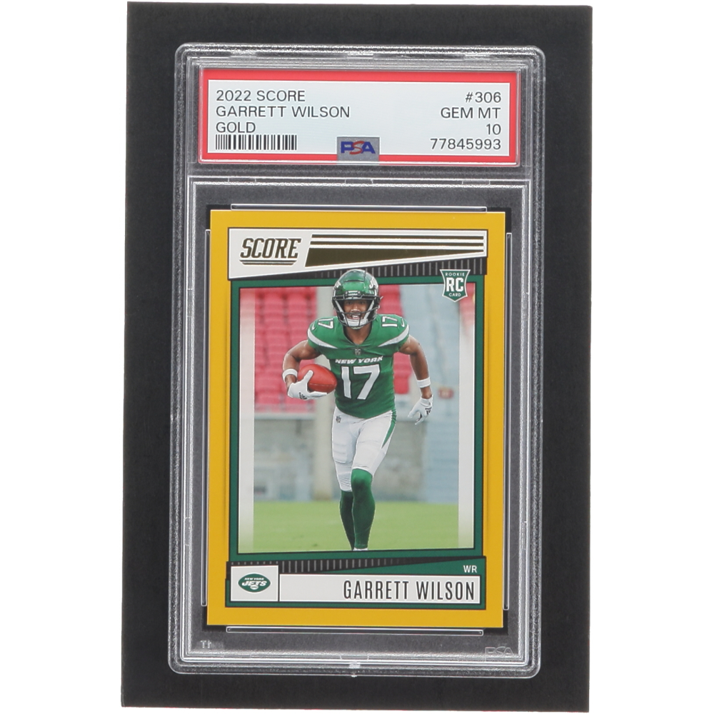 Garrett Wilson 2022 Score Gold #306 RC (PSA 10) | Pristine Auction