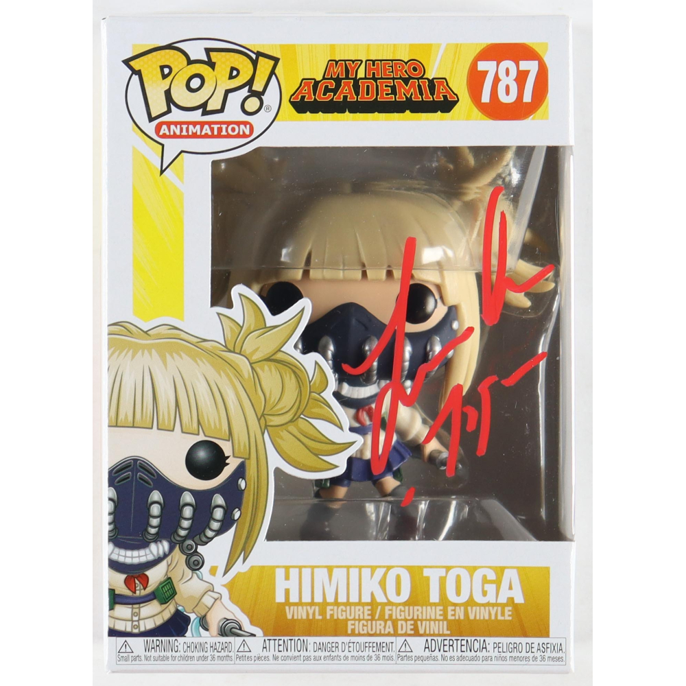 Leah Clark Signed "My Hero Academia" #787 Himiko Toga Funko Pop! Vinyl ...
