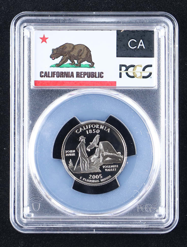 2005-S Proof U.S. State Quarter - California (PCGS PR69DCAM) | Pristine ...