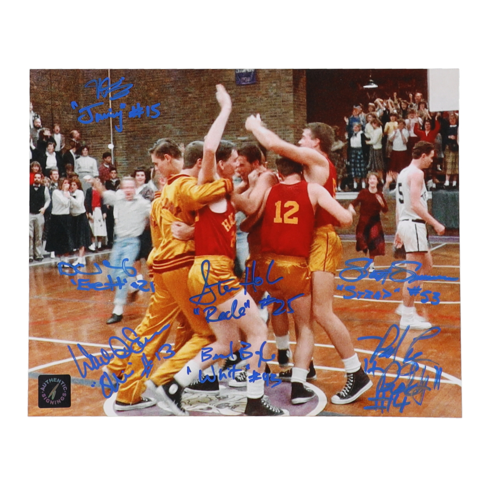"Hoosiers" 8x10 Photo Cast-Signed by (7) with Maris Valainis, Steve ...
