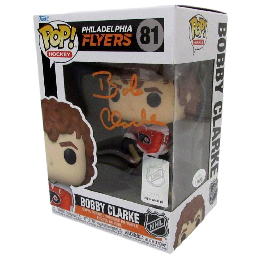 Bobby Clarke Signed "Philadelphia Flyers" #81 Funko Pop! Vinyl Figure ...