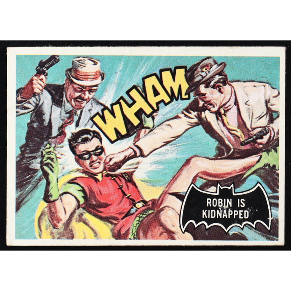 Robin is Kidnapped 1966 Topps Batman Black Bat #29 | Pristine Auction