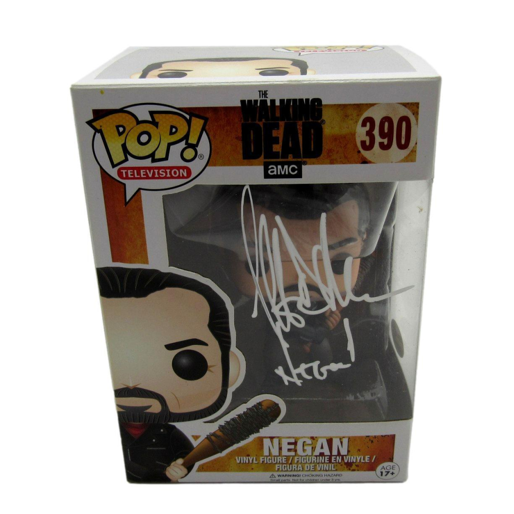 Jeffrey Dean Morgan Signed "The Walking Dead" #390 Negan Funko Pop ...