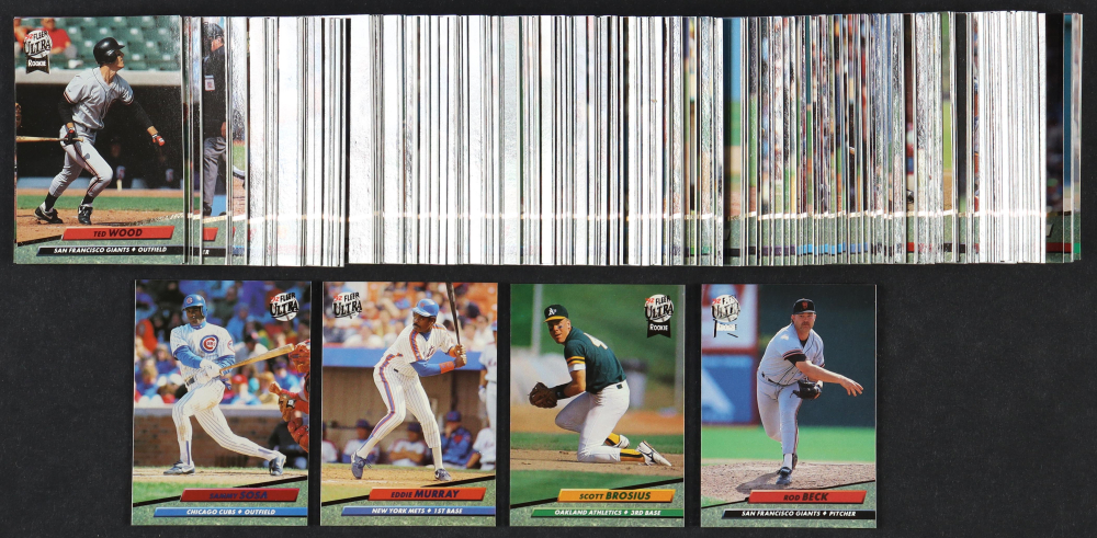 1992 Fleer Ultra Baseball Series 2 Complete Set of (300) Cards with ...
