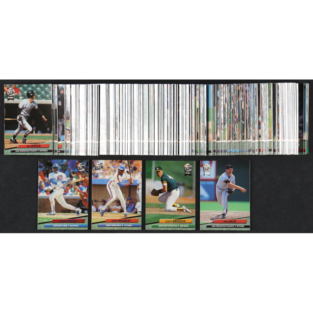 1992 Fleer Ultra Baseball Series 2 Complete Set of (300) Cards with ...
