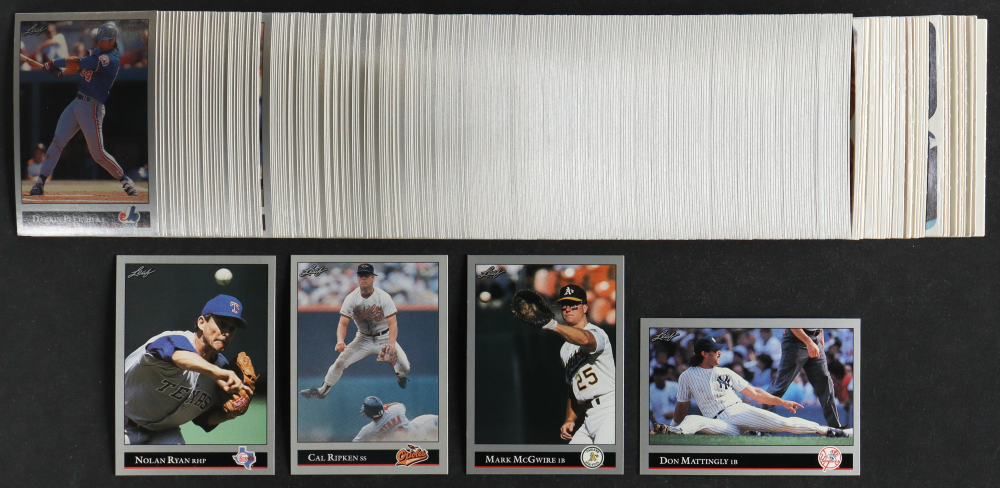 1992 Leaf Baseball Complete Series 1 Set with Nolan Ryan #41, Cal ...