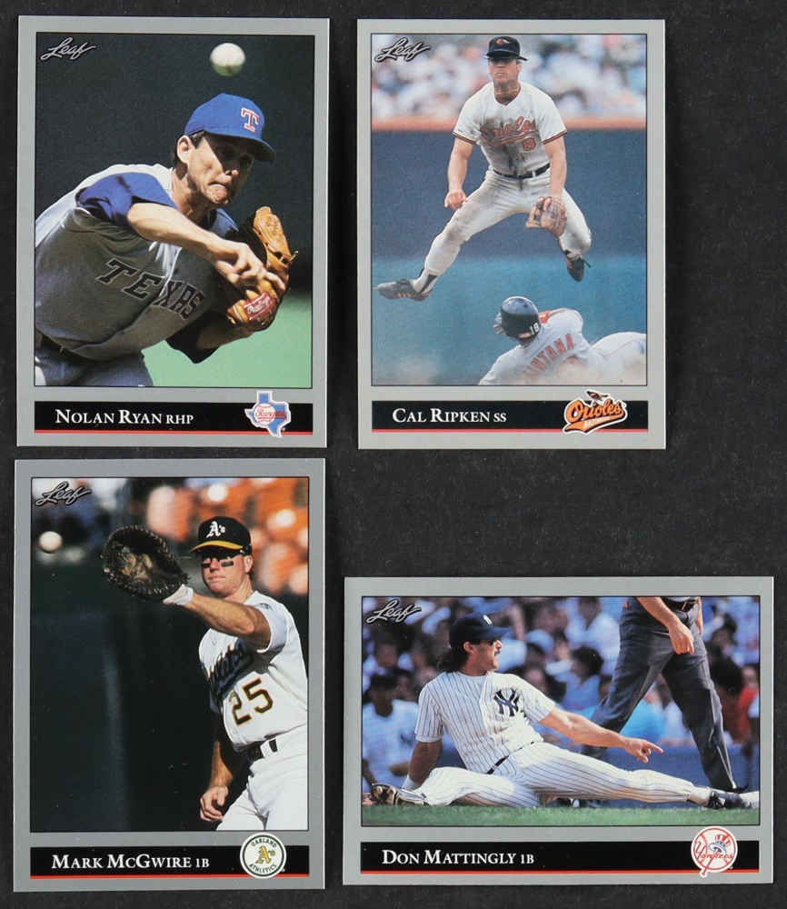 1992 Leaf Baseball Complete Series 1 Set with Nolan Ryan #41, Cal ...