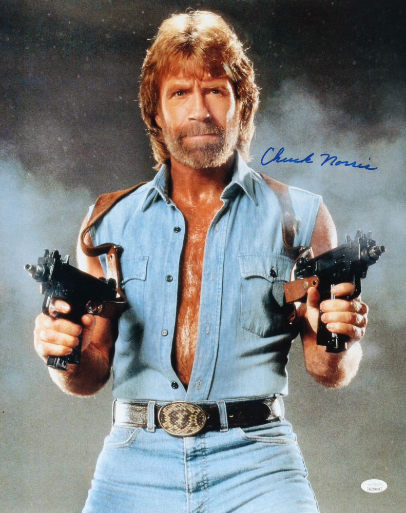 Chuck Norris Signed "Invasion U.S.A." 16x20 Photo (JSA) | Pristine Auction