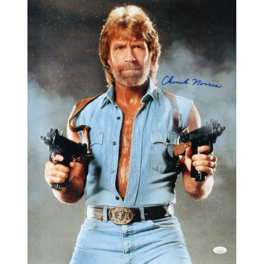 Chuck Norris Signed "Invasion U.S.A." 16x20 Photo (JSA) | Pristine Auction