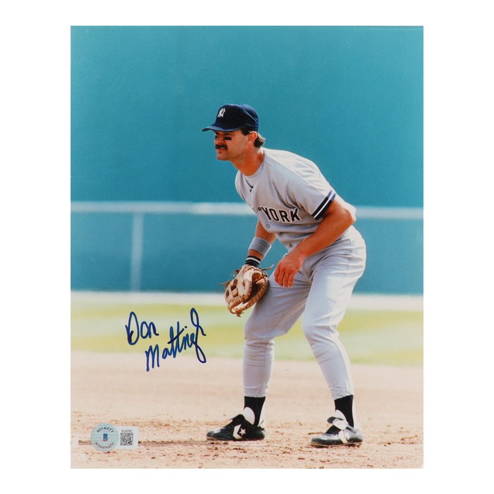 Don Mattingly Signed Yankees 8x10 Photo (Beckett) | Pristine Auction
