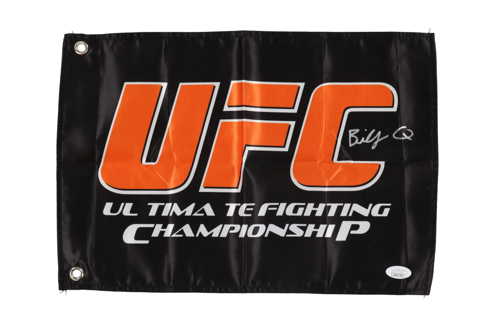 Billy Quarantillo Signed UFC Flag (JSA) | Pristine Auction