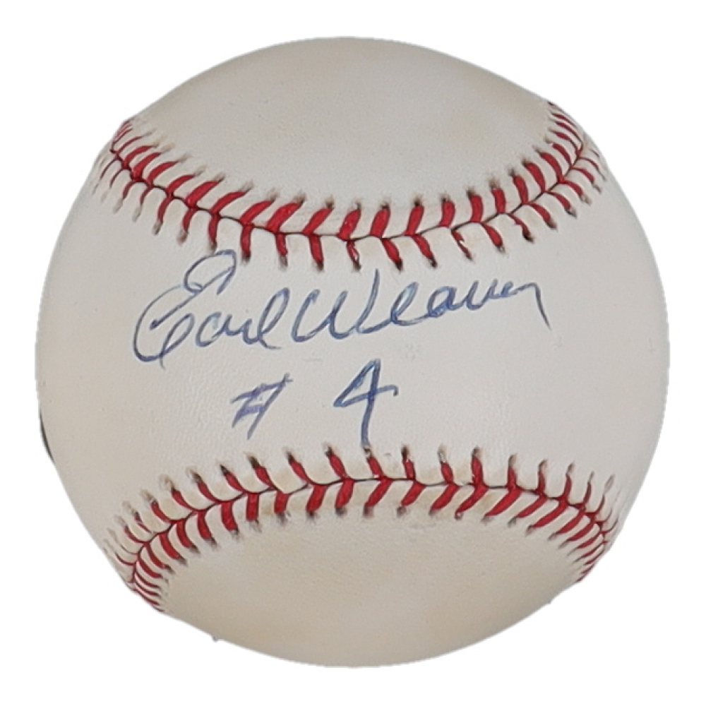 Earl Weaver Signed OAL Baseball (Beckett) | Pristine Auction