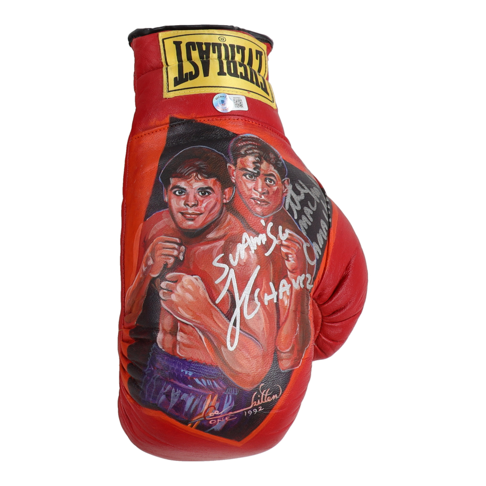 Julio Cesar Chavez & Hector Camacho Signed Everlast Boxing Glove ...