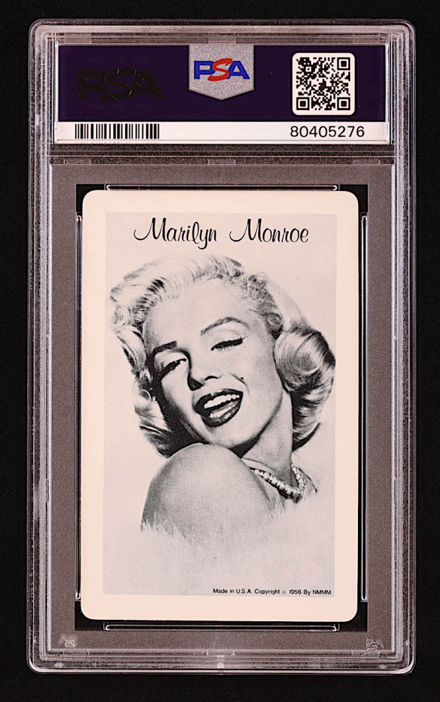 1956 NMMM Marilyn Monroe Joker Playing Card (PSA 7) | Pristine Auction