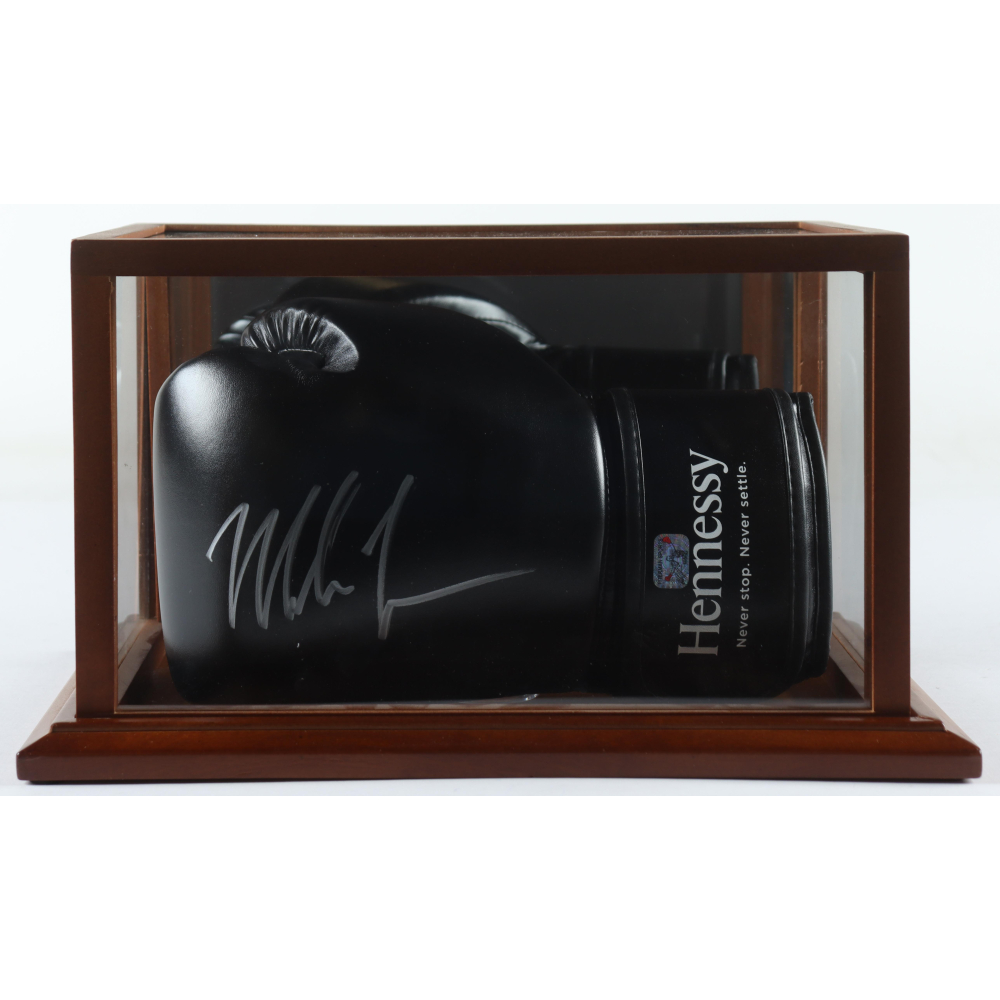 Mike Tyson Signed Hennessy Fight Sponsor Only Black Boxing Glove In ...