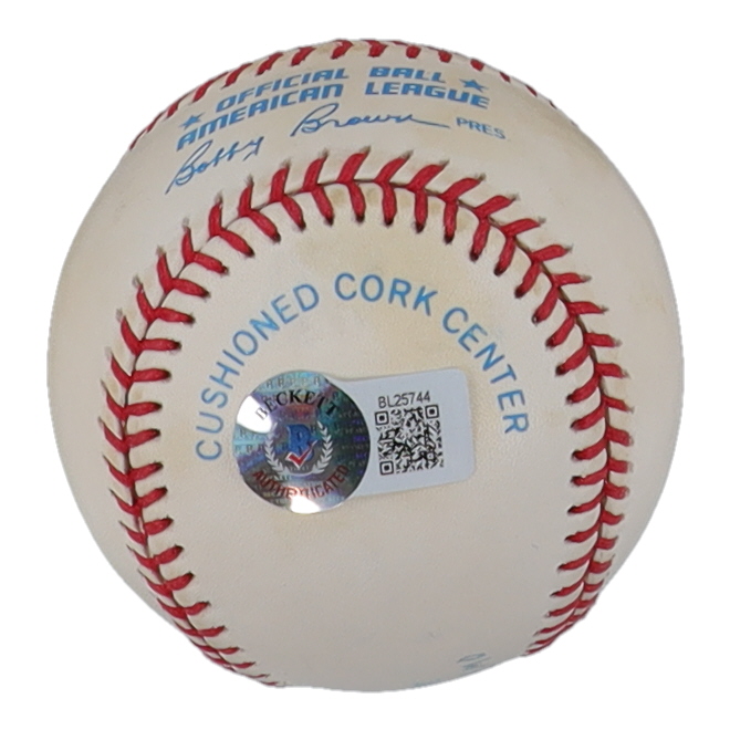 Bert Shepard Signed OAL Baseball Inscribed "P-38 Pilot SHot Down Over ...