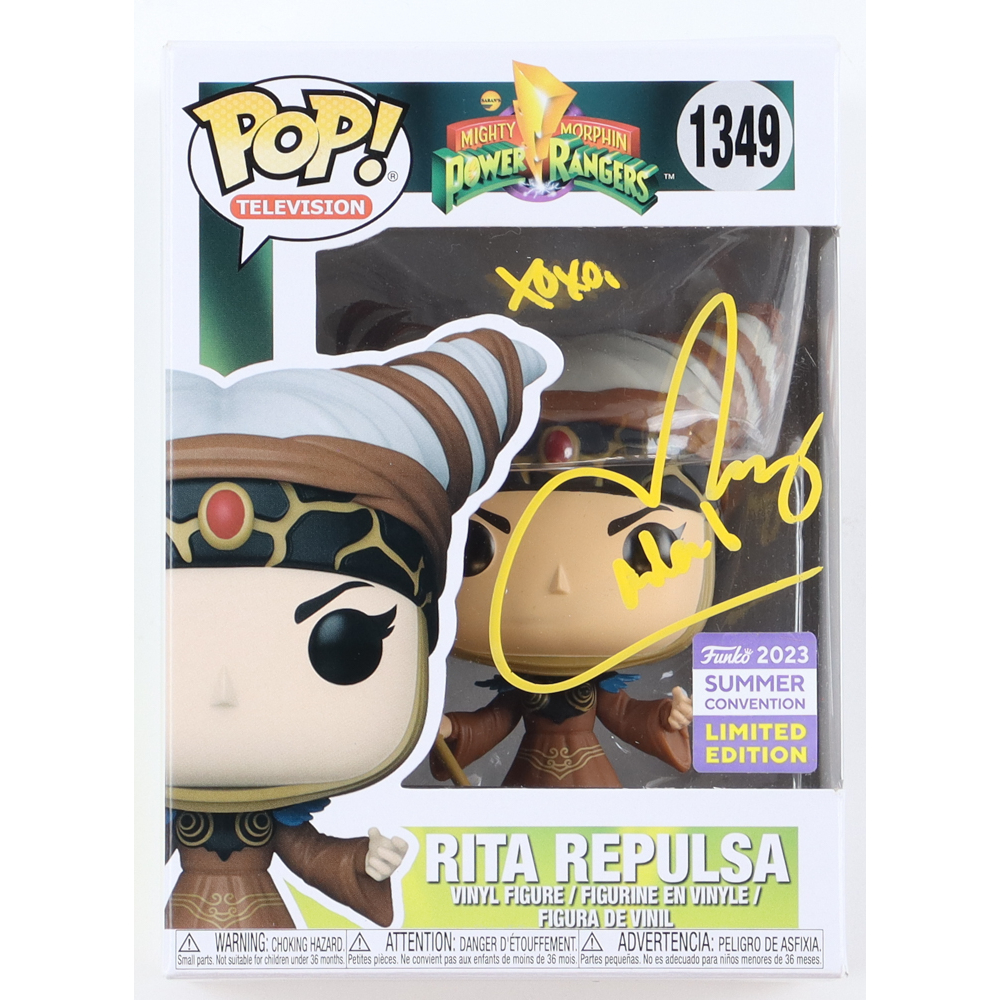 Carla Perez Frank Signed "Mighty Morphin Power Rangers" #1349 Rita ...