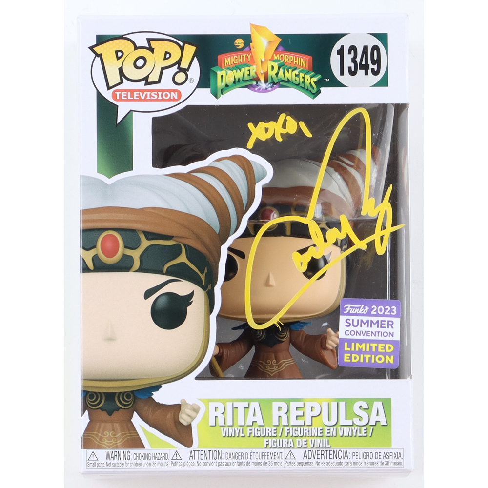 Carla Perez Frank Signed "Mighty Morphin Power Rangers" #1349 Rita ...