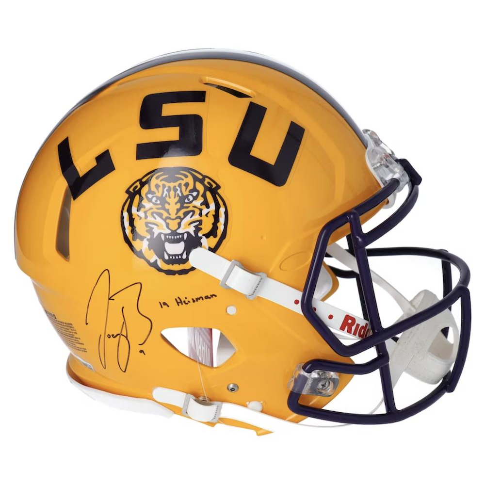 Joe Burrow Signed LSU Tigers Full-Size Authentic On-Field Speed Helmet ...