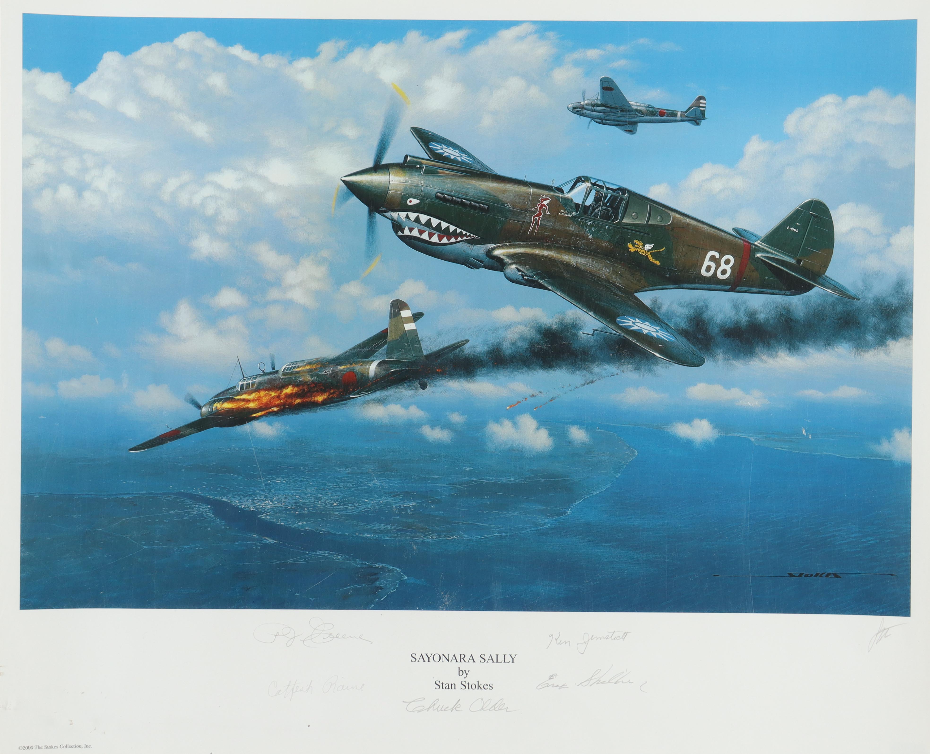 Stan Stokes Lithograph Signed By Charles Older, Ken Jernstedt, Paul ...