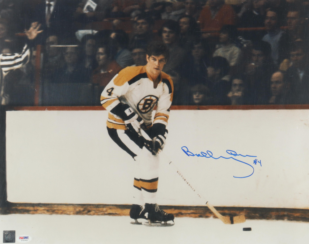 Bobby Orr Signed Bruins 16x20 Photo (PSA & Orr) | Pristine Auction