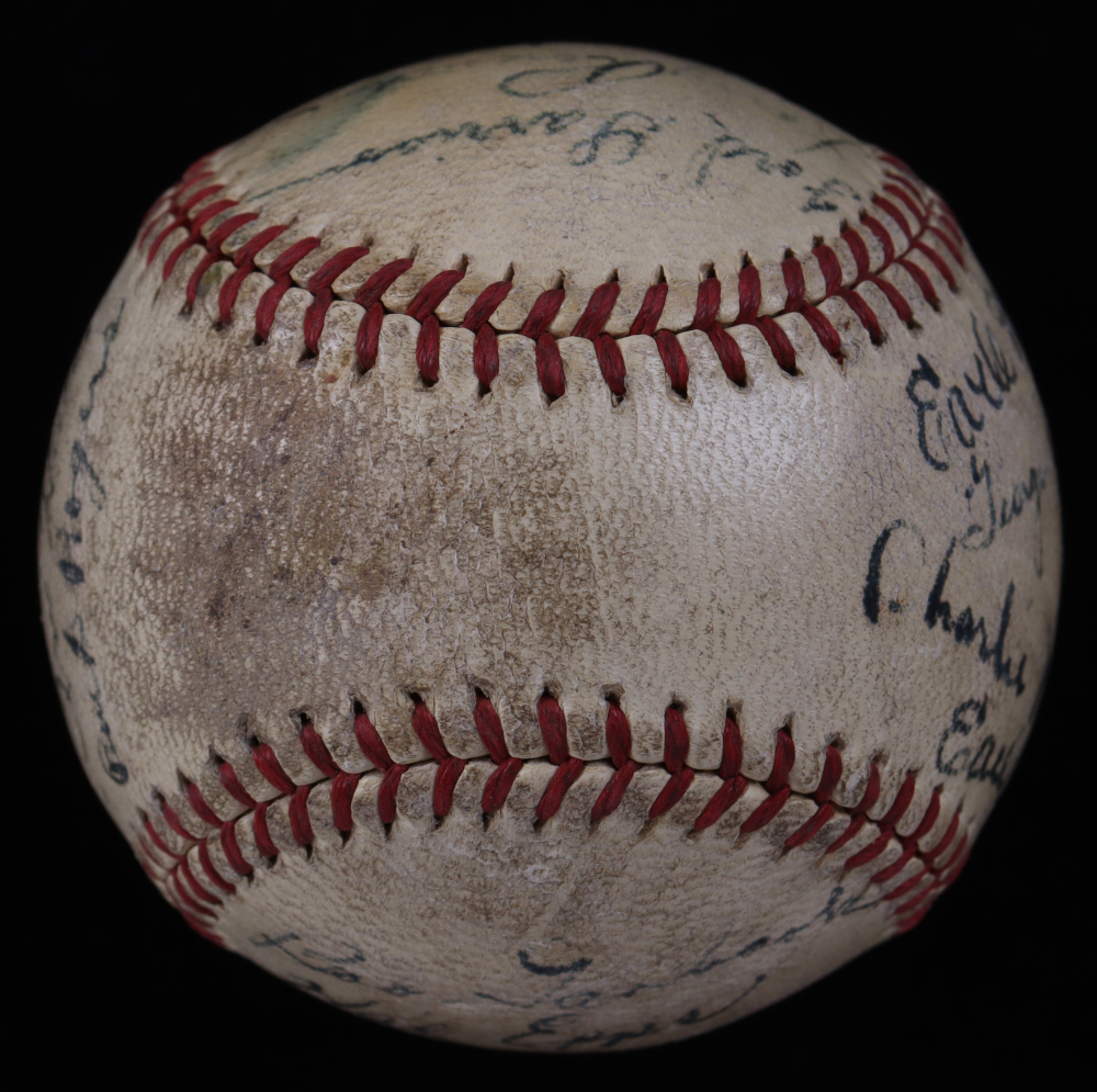 1944 Athletics Baseball Team-Signed By (15) with Al Simmons, George ...