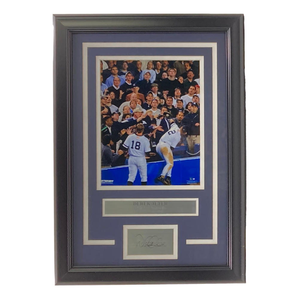 Derek Jeter Yankees Custom Framed Photo | Pristine Auction