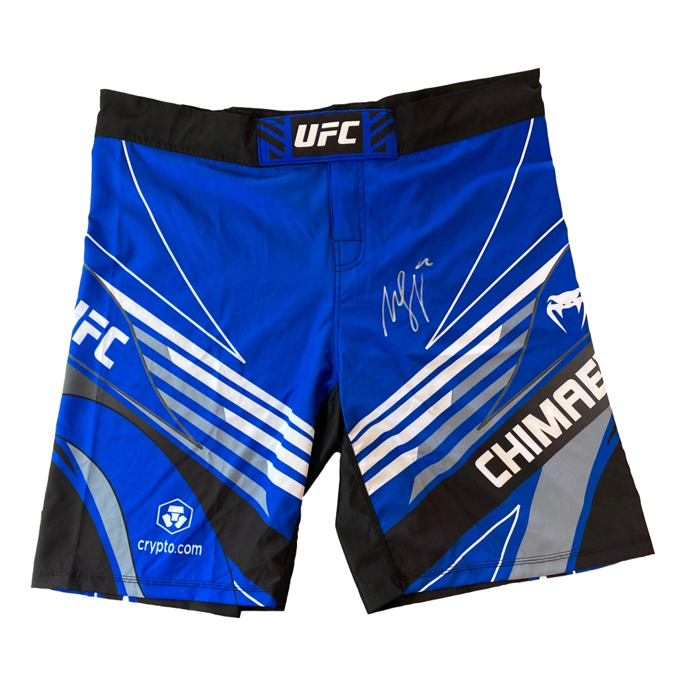 Khamzat Chimaev Signed UFC Shorts (PSA) | Pristine Auction