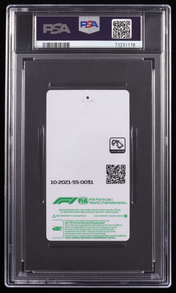 Lewis Hamilton Signed 99th Formula 1 Victory 2021 British Grand Prix ...