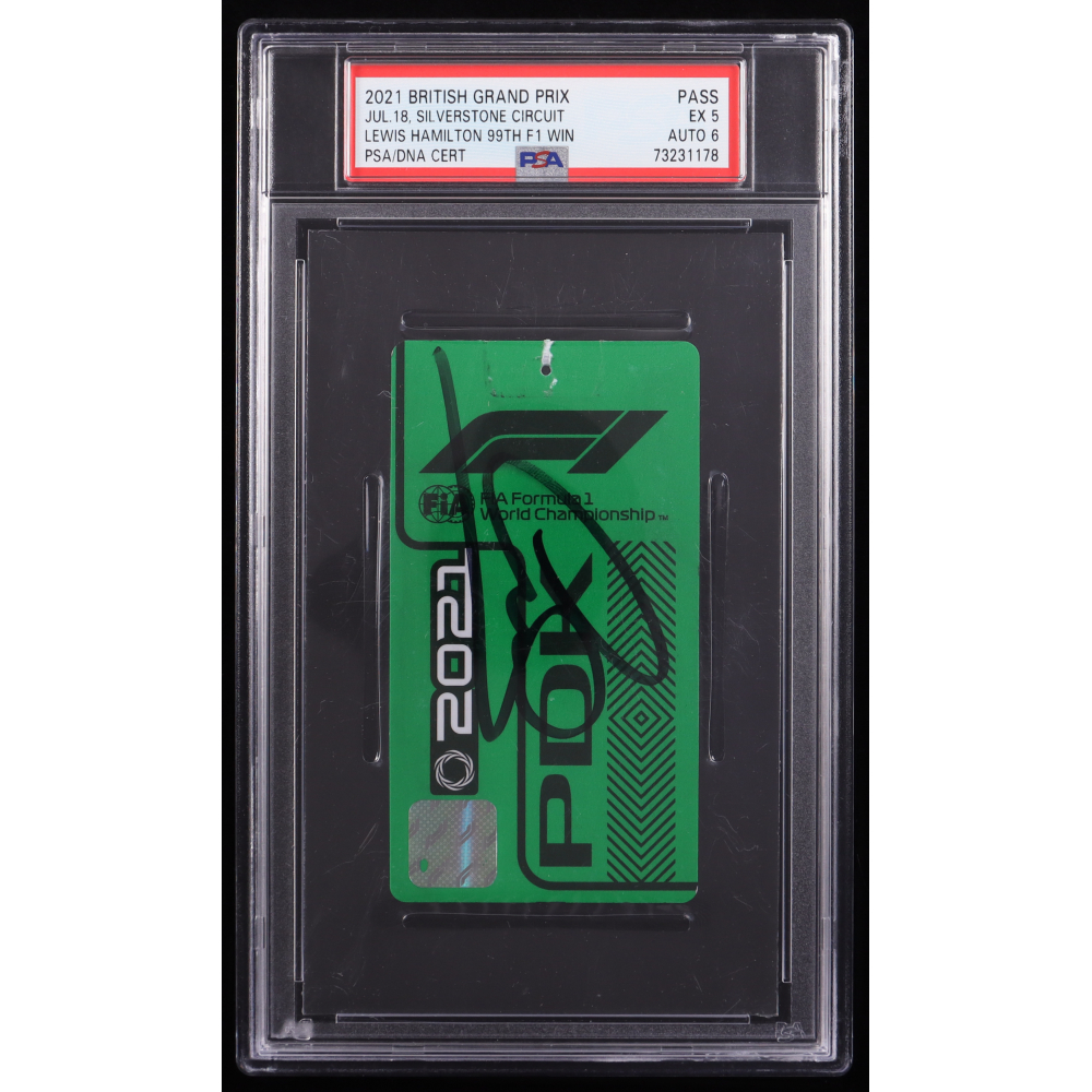 Lewis Hamilton Signed 99th Formula 1 Victory 2021 British Grand Prix ...
