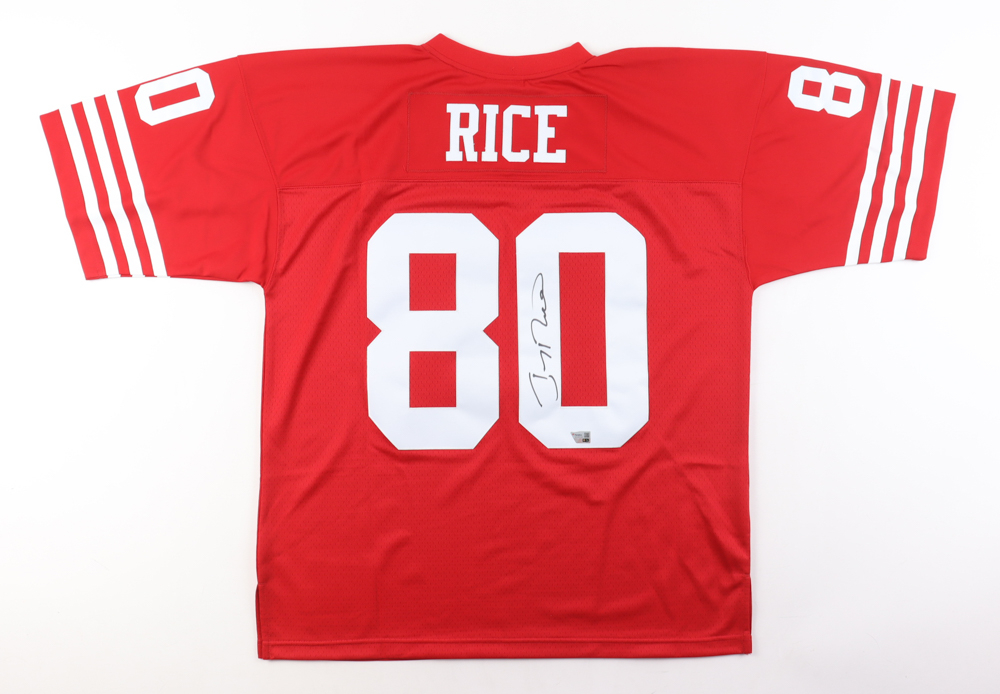 Jerry Rice Signed 49ers Jersey (Fanatics) | Pristine Auction
