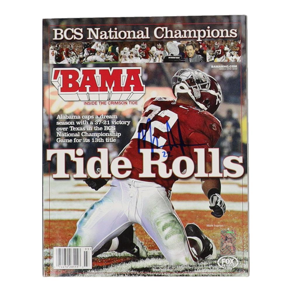 Mark Ingram Signed 2010 "'Bama: Inside the Crimson Tide" Magazine ...