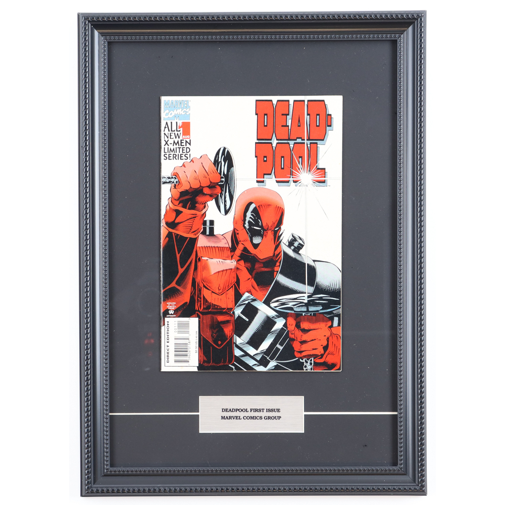 Vintage 1994 "Deadpool" Issue #1 Marvel Custom Framed First Issue Comic ...