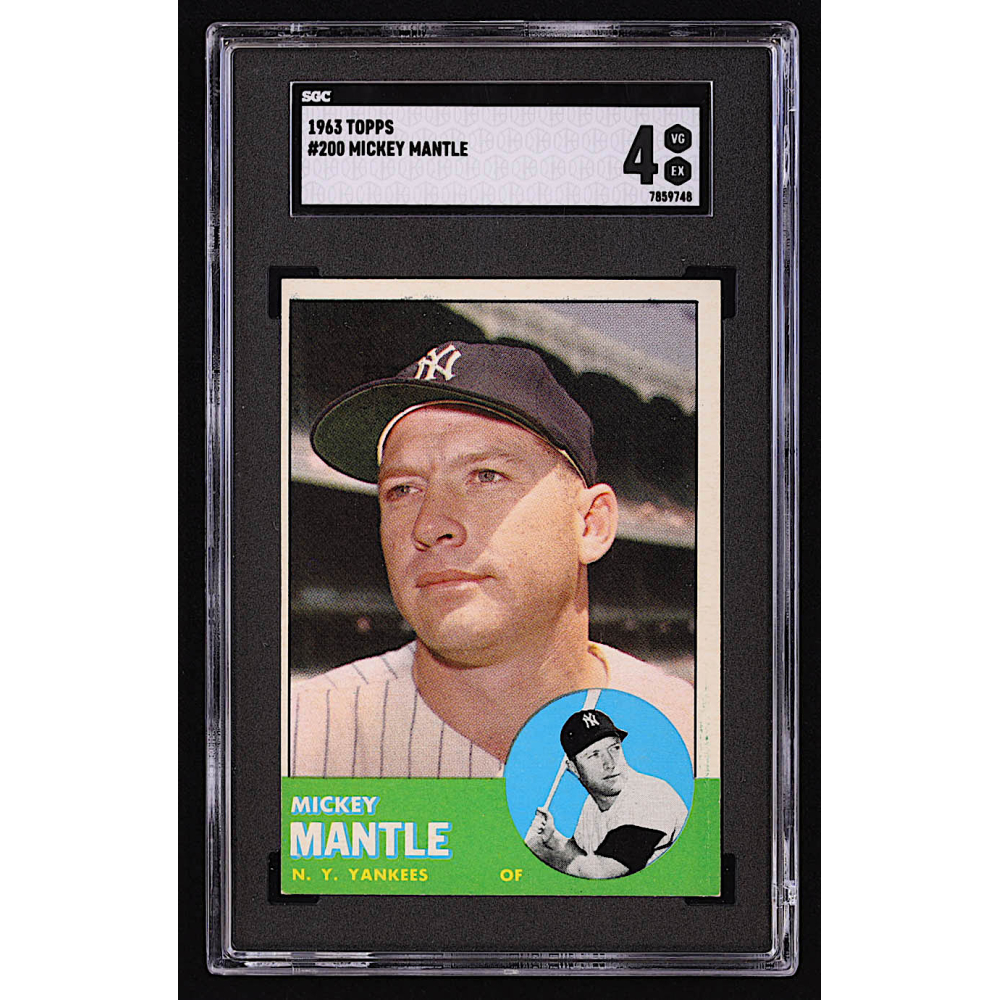 Mickey Mantle 1963 Topps #200 (SGC 4) | Pristine Auction