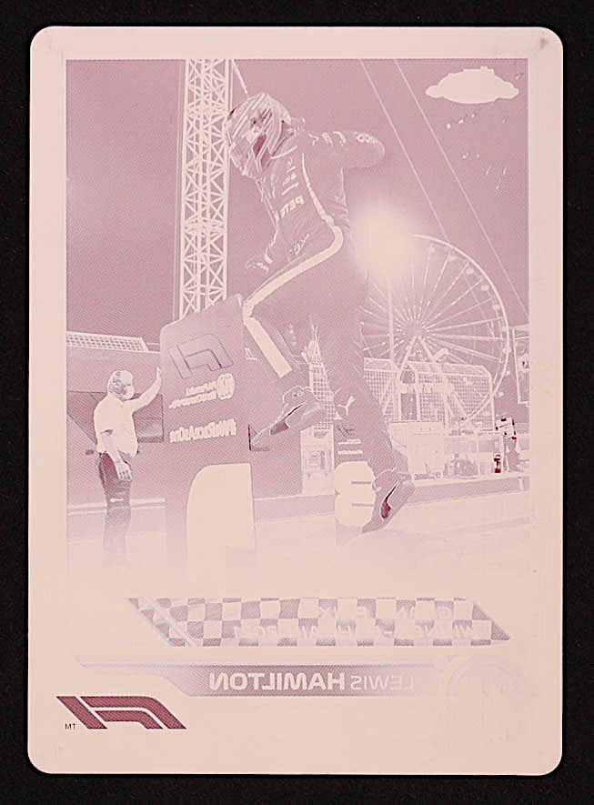 Lewis Hamilton 2022 Topps Chrome Formula 1 Printing Plates Magenta #151 ...