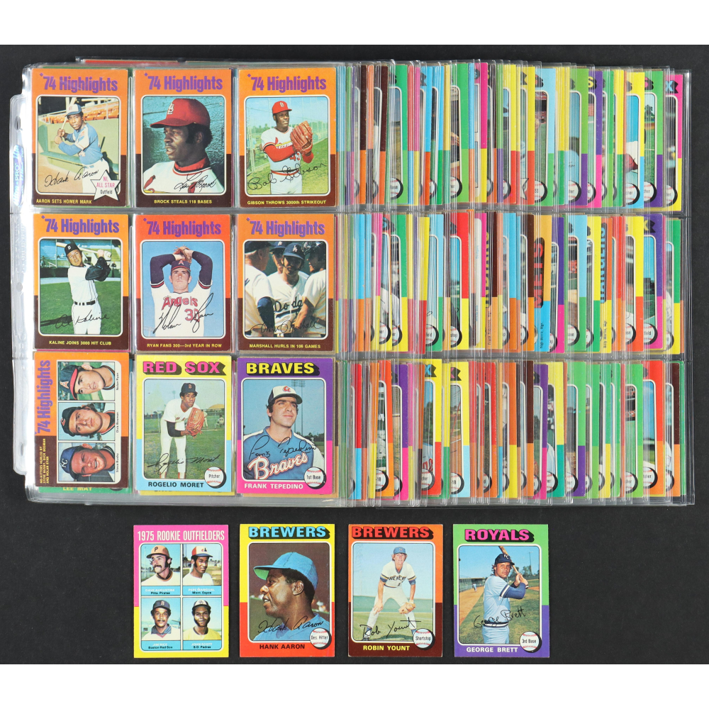 1975 Topps Baseball Complete Set of (660) Cards With George Howard ...