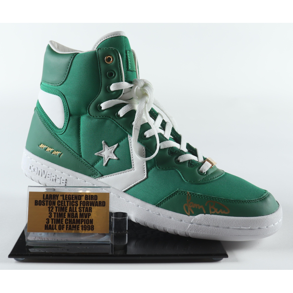 Larry Bird Signed Converse Special Edition 1984 Celtics Championship ...