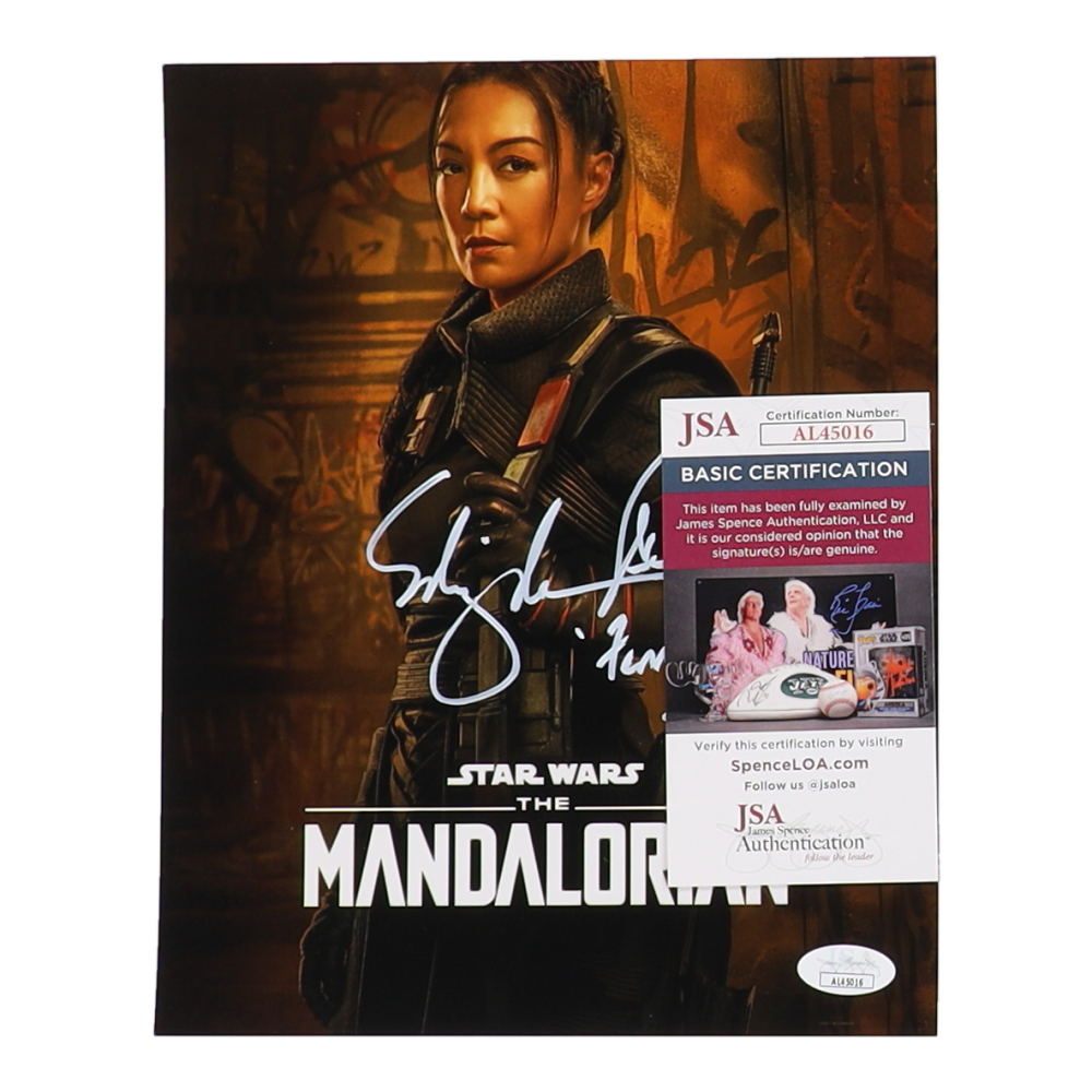 Ming Na Wen Signed "The Mandalorian" 8x10 Photo Inscribed "Fennec Shand ...