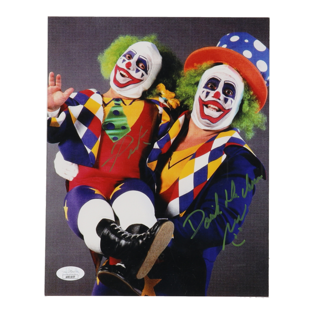 Doink the Clown & Dink Signed WWE 8x10 Photo (JSA) | Pristine Auction