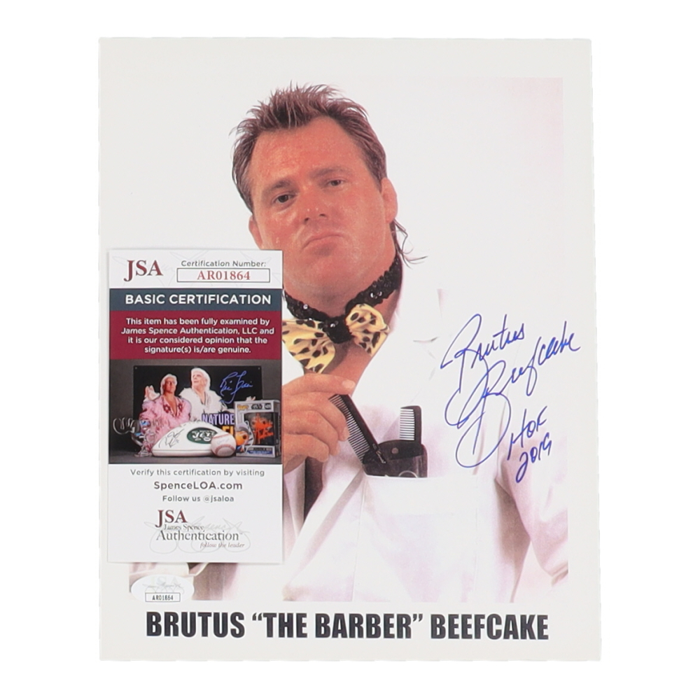 Brutus Beefcake Signed WWE 8x10 Photo Inscribed "HOF 2019" (JSA ...