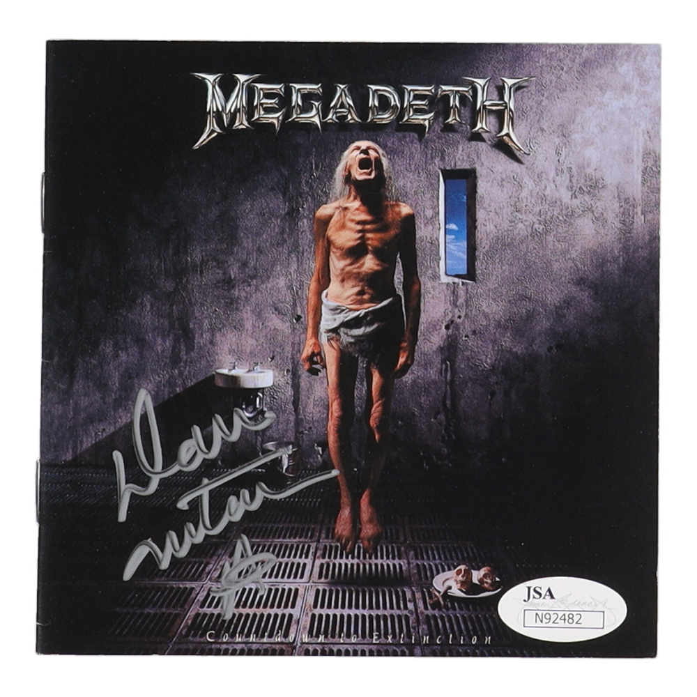 Dave Mustaine Signed "Megadeth" CD Album Booklet (JSA) | Pristine Auction